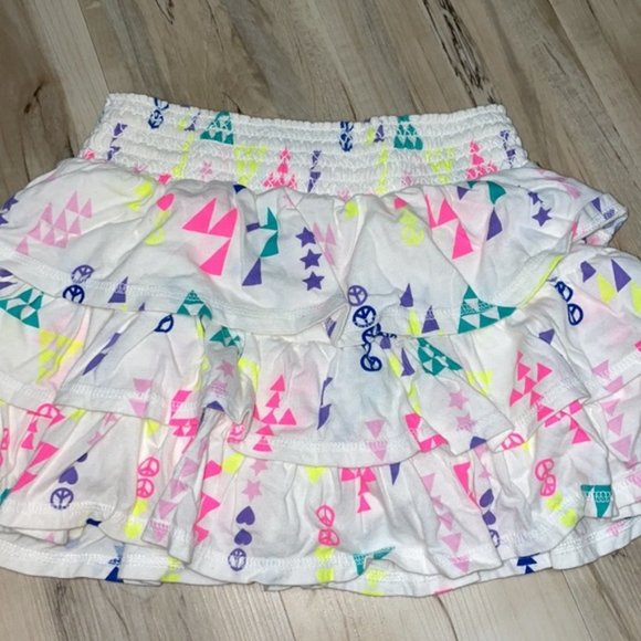 Circo | Bottoms | New Girls Circo Skort White Fluorescent Neon Color Accents Xl 416 | Poshmark